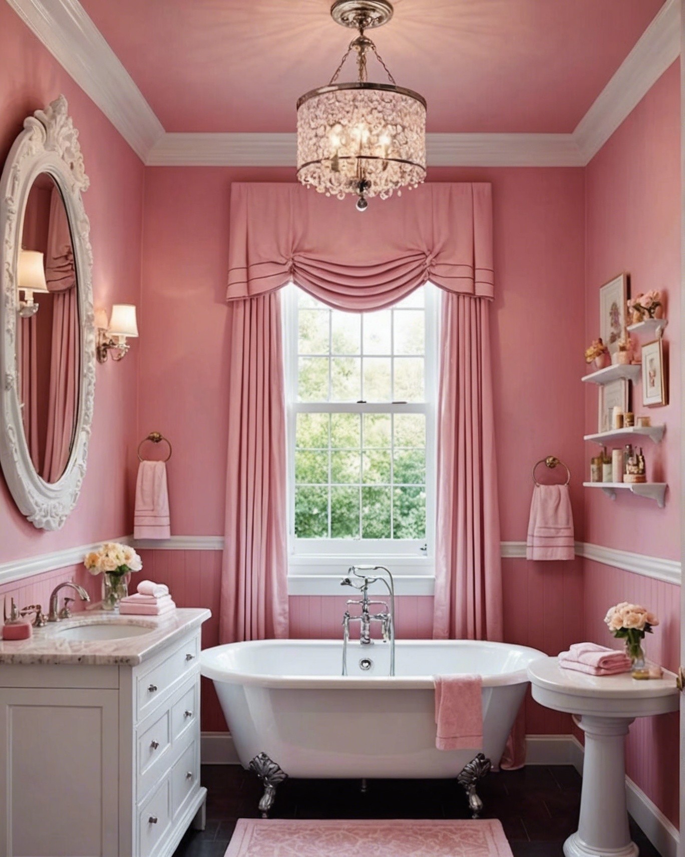 20 Adorable Pink Bathroom Decor Ideas – ToolzView