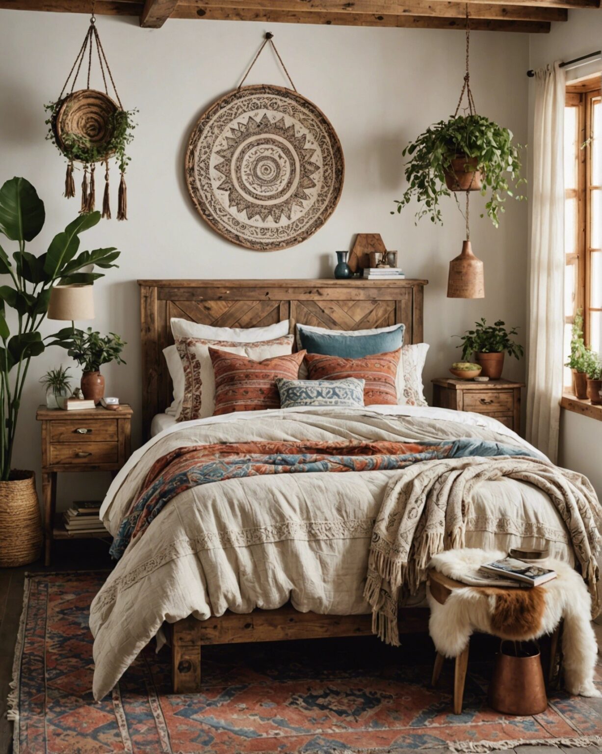 20 Super Cool Boho Style Bedroom Mirror Ideas – ToolzView