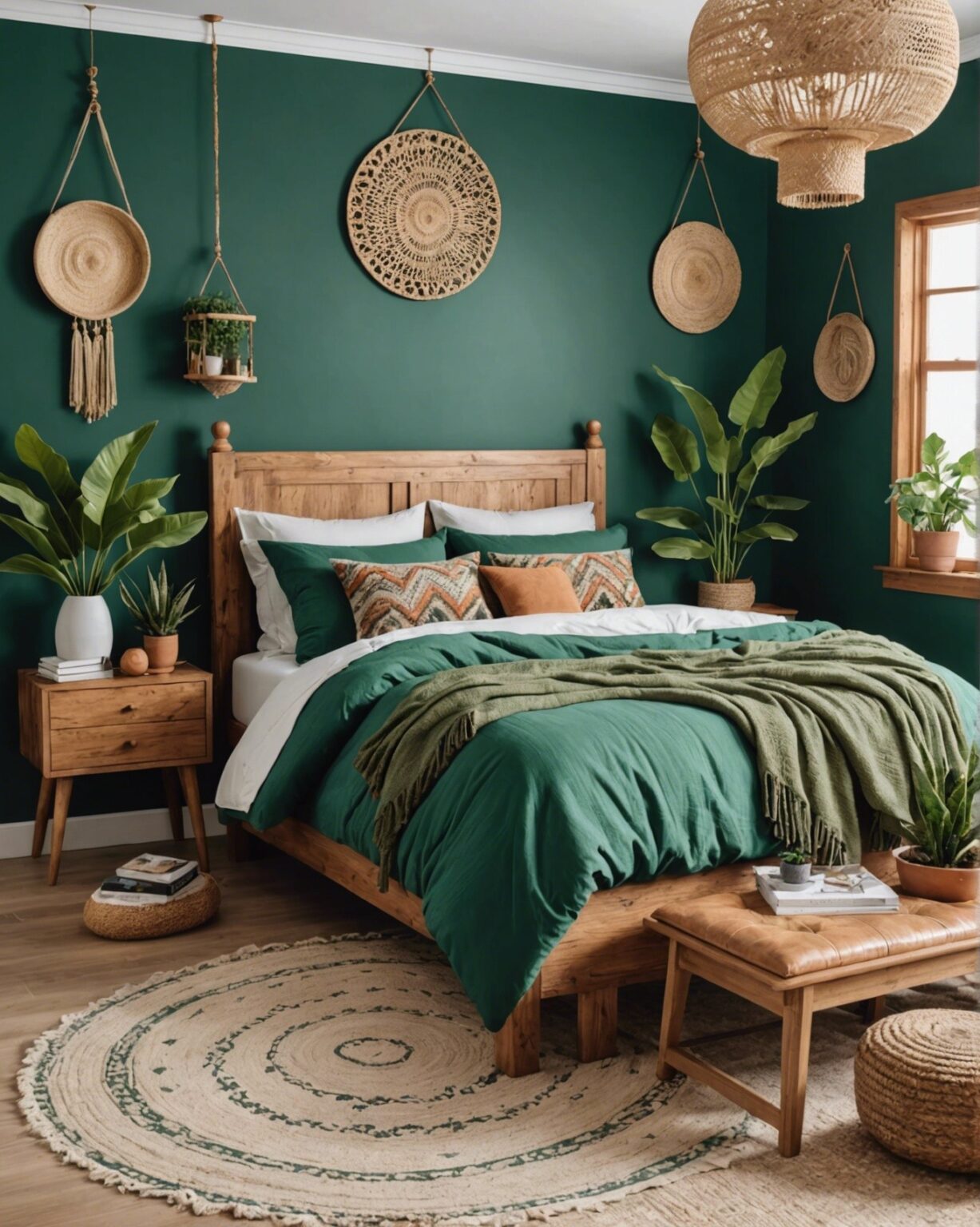 20 Boho Style Bedroom Ideas With Hanging Plants – ToolzView