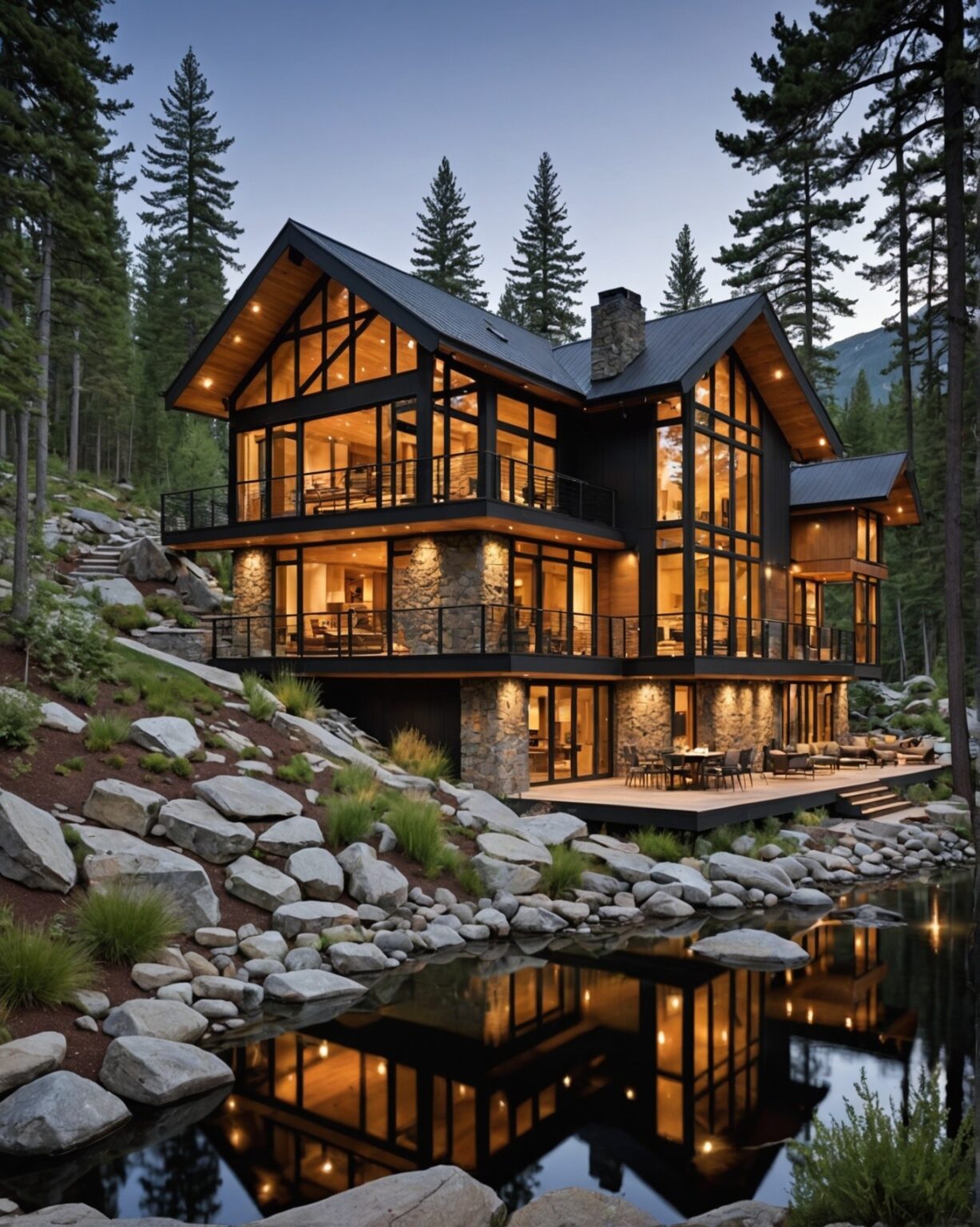 20 Modern Mountain Home Interior Designs – ToolzView