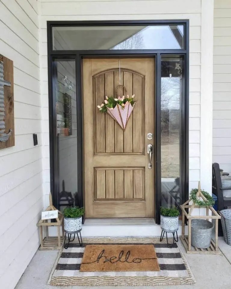30 Beautiful Spring Front Door Decorating Ideas for Your Porch – ToolzView