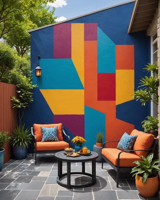 20 Amazing Patio Wall Painting Ideas And Inspiration – ToolzView